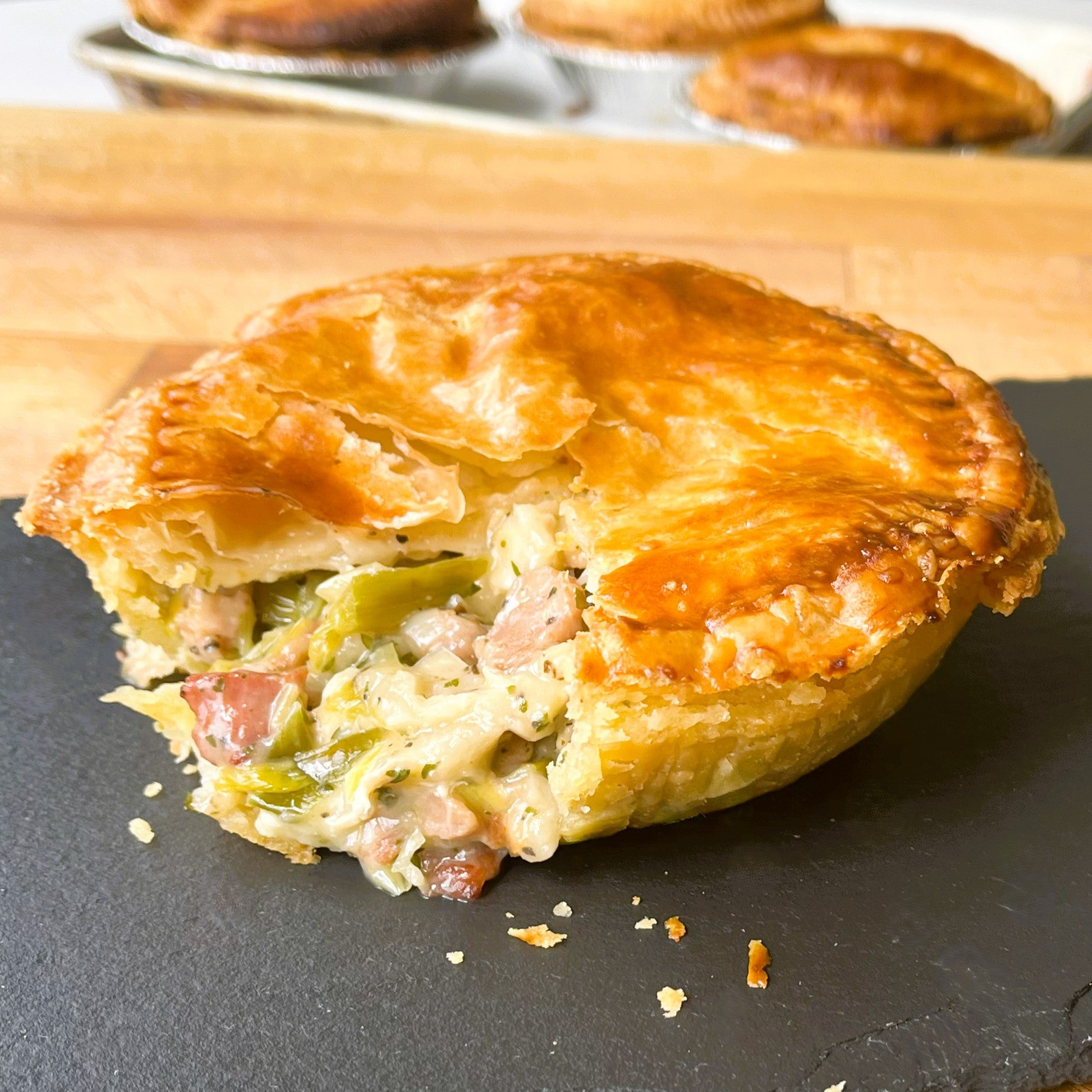 Chicken, Bacon & Leek Pie | USAs #1 British Butcher | Jolly Posh ...