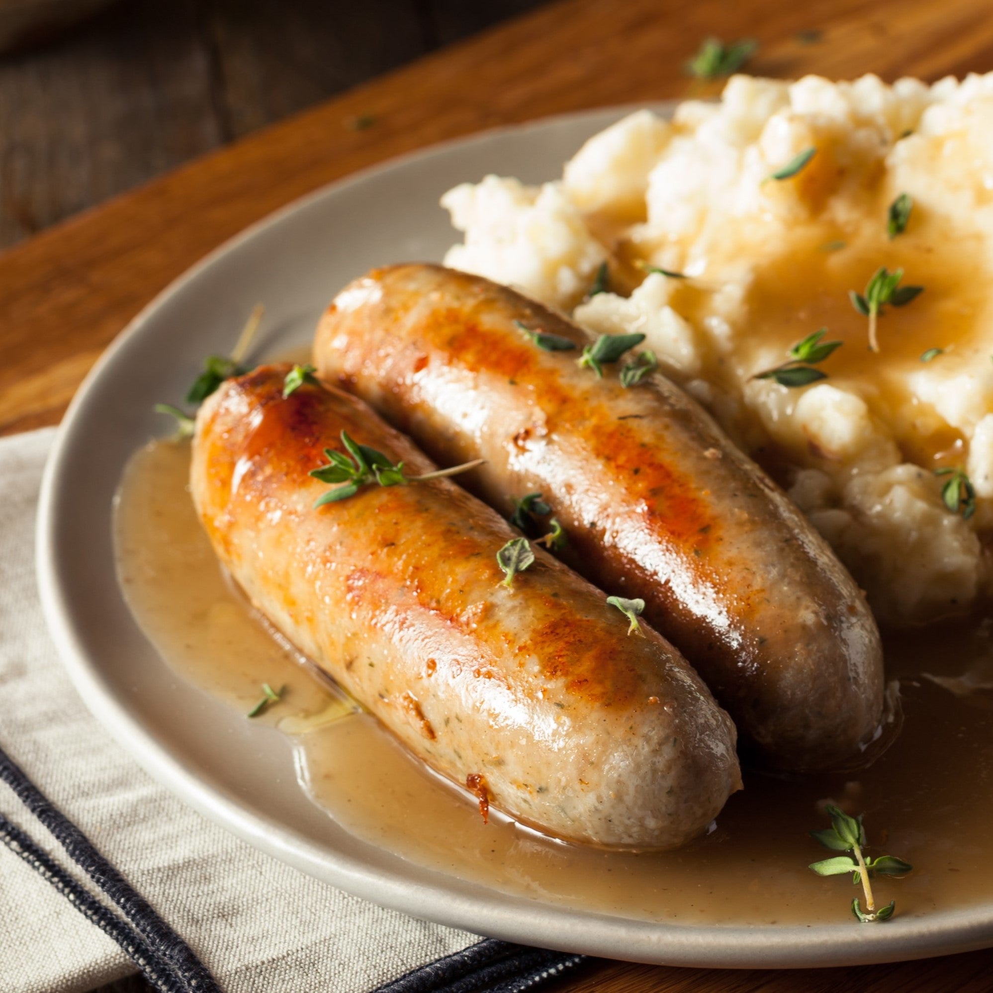 Lincolnshire Bangers 1lb Gluten Free Jolly Posh Foods